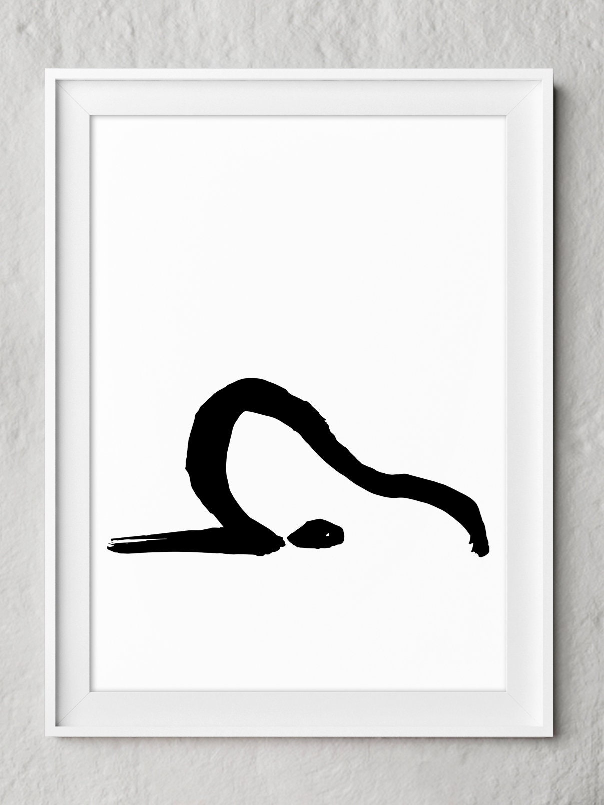 Yoga Poses Art Set of 6 Yoga Studio Decor Yoga Art Print Set | Etsy