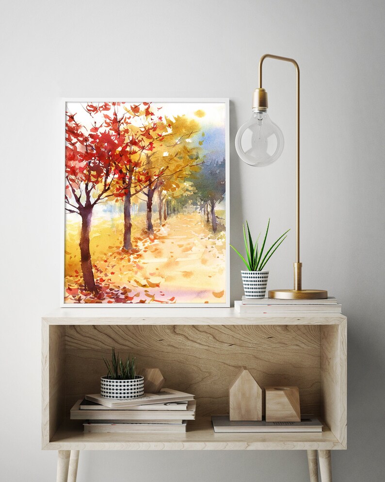 Autumn Art Autumn Print Autumn Wall Art Fall Decor Season - Etsy