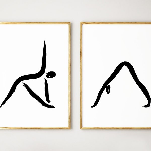 Yoga Studio Art - Etsy