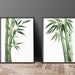 Bamboo Art Print Set of 2, Zen Decor, Zen Wall Art, Botanical Print ...