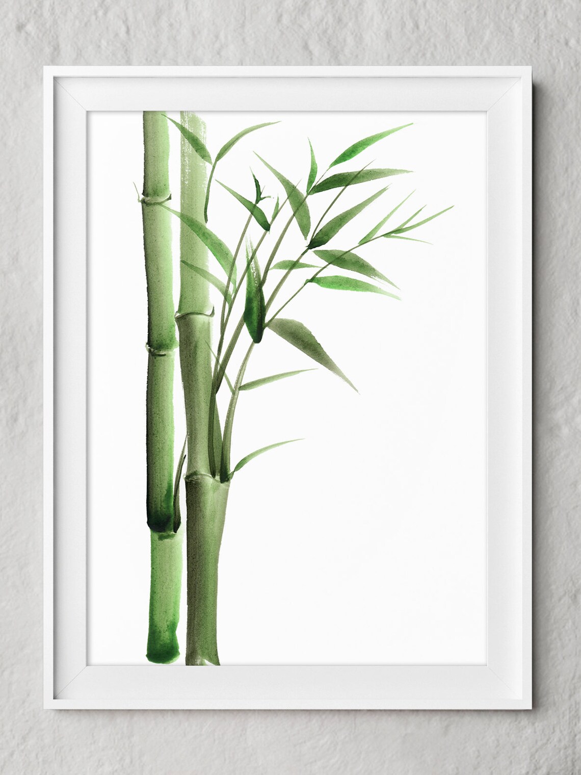 Bamboo Wall Art Print Set of 2 Zen Decor Zen Wall Art | Etsy