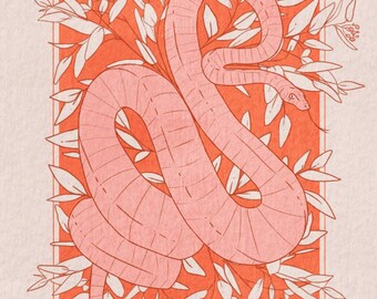 Corn Snake Drawing - Etsy