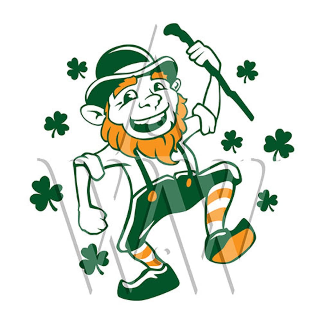 St Patricks Day Leprechaun Svg Cutting Files Clip Art Dxf Png Eps St ...