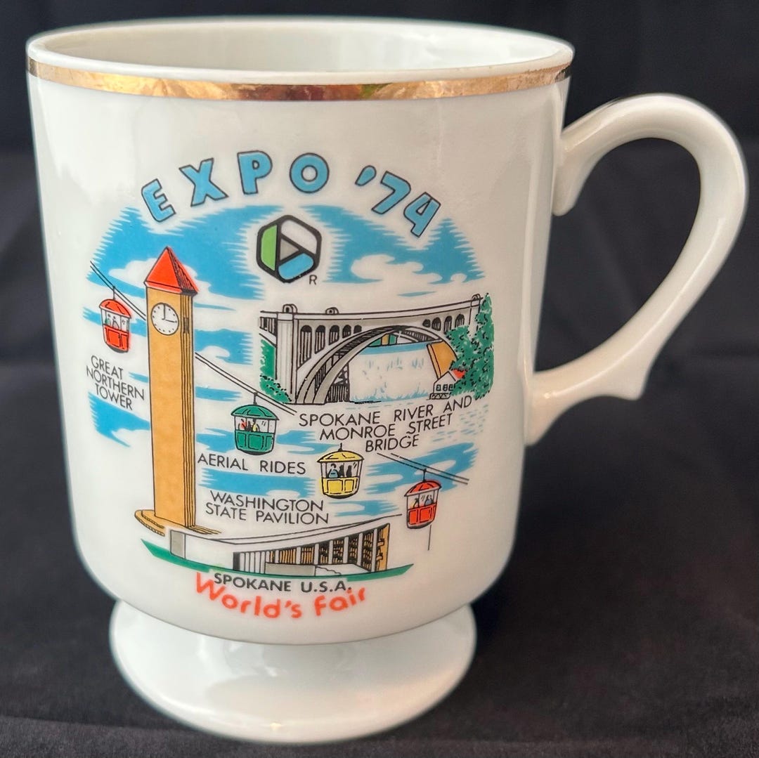 Vintage World's Fair Spokane, WA USA Expo '74 Mug - Etsy