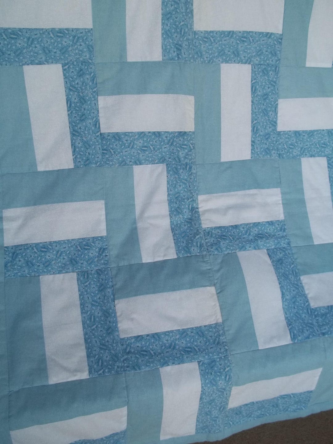 Blue Rail Fence - Etsy