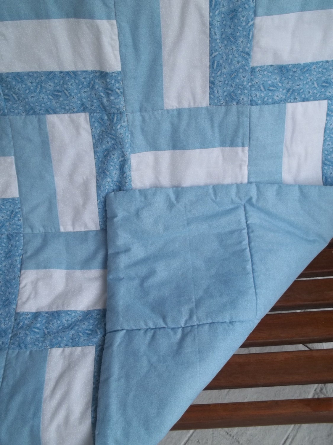 Blue Rail Fence - Etsy