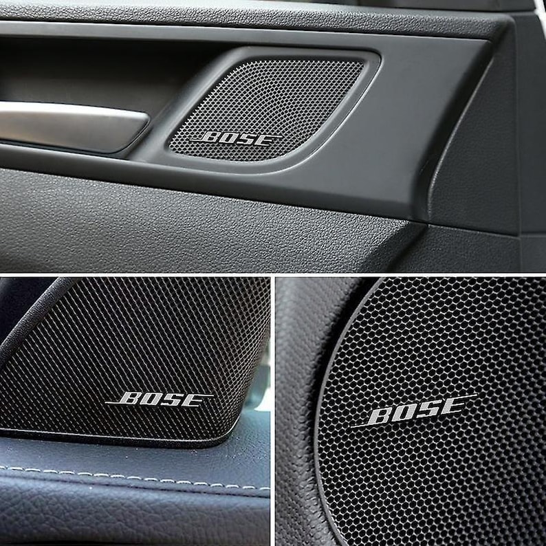 4 x Bose logo emblem 3D for audio car vehicle sound equipment speaker ...