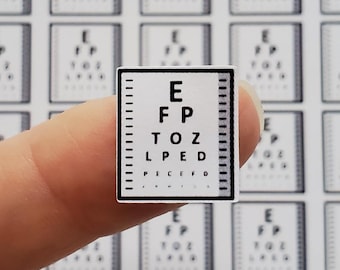 MINI Happy Eye Exam Chart Appointment Reminder Stickers - Etsy