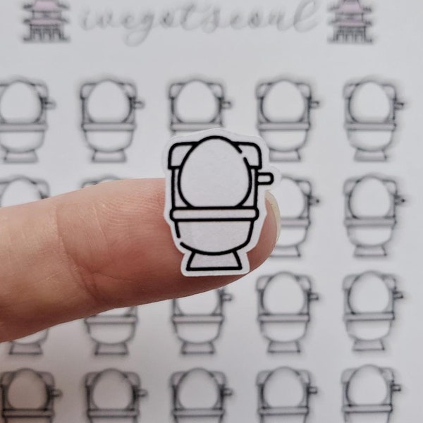 Toilet Sticker - Etsy