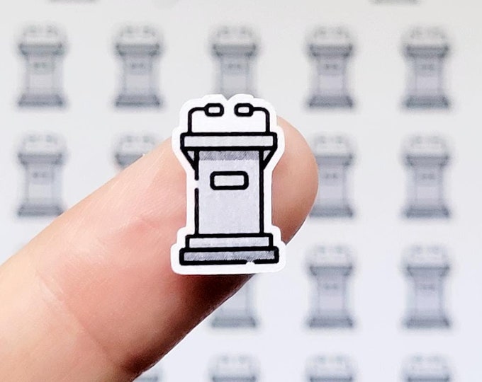 Planner Sticker Podium, Debate, Speech, Election - Etsy