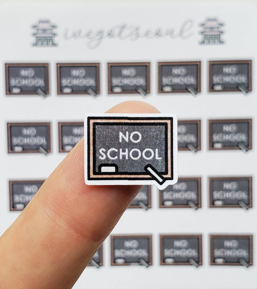 Planner Sticker | No School - Etsy