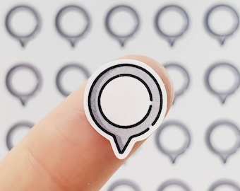 Location Planner Sticker Location Icon Sticker Location Sticker - Etsy