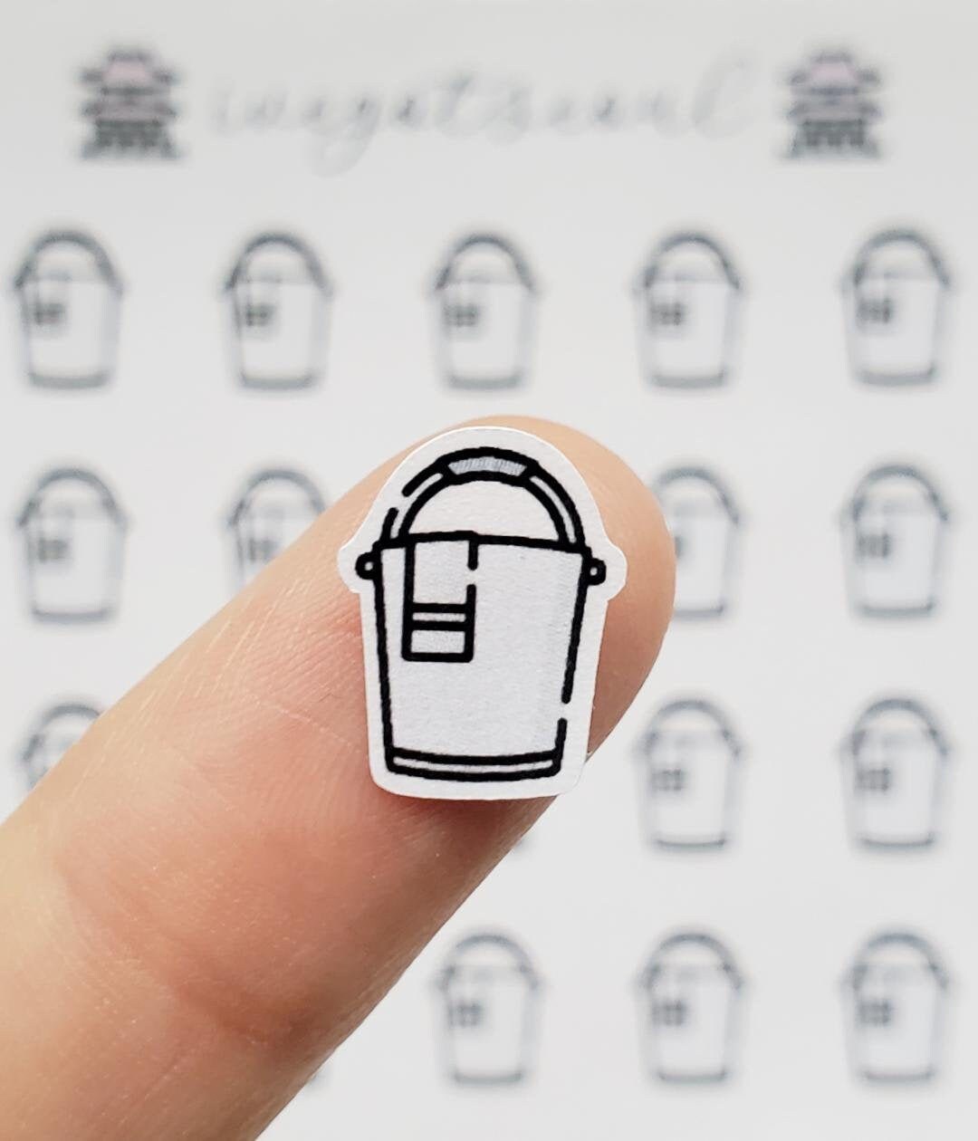 Planner Sticker | Cleaning Bucket - Cleaning Stickers, Functional ...
