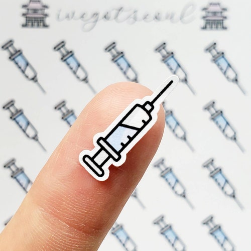 Planner Sticker Prescription Orange Medication Reminder - Etsy