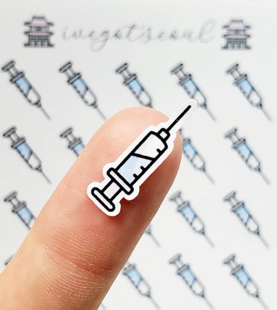 Planner Sticker Syringe - Etsy