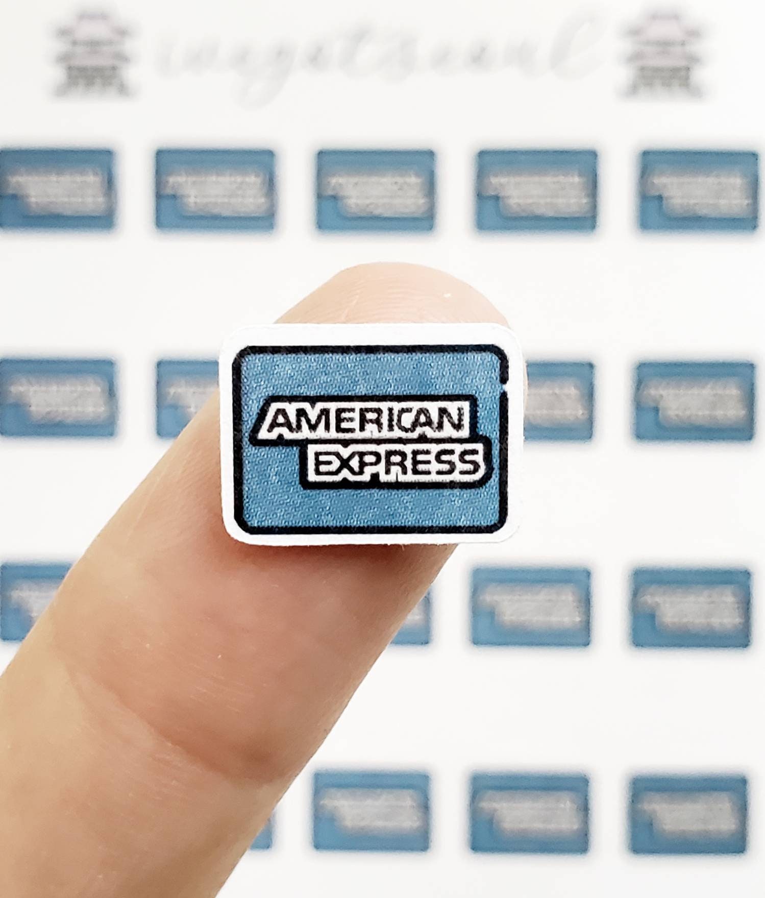 Planner Sticker Amex Credit Card - Etsy