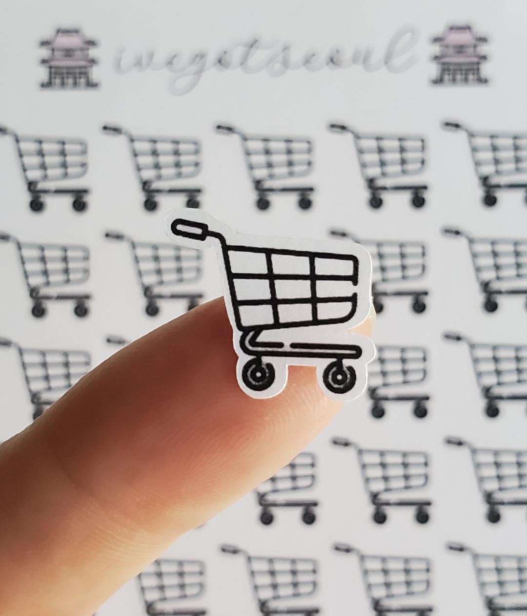 Planner Sticker Shopping Cart | Etsy