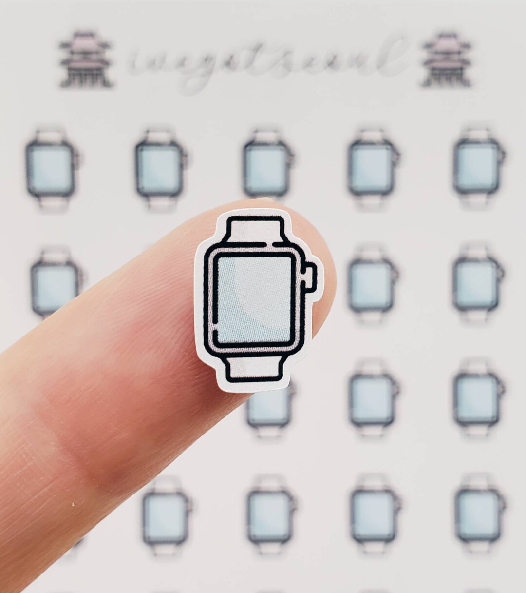 Planner Sticker | Smart Watch - Etsy