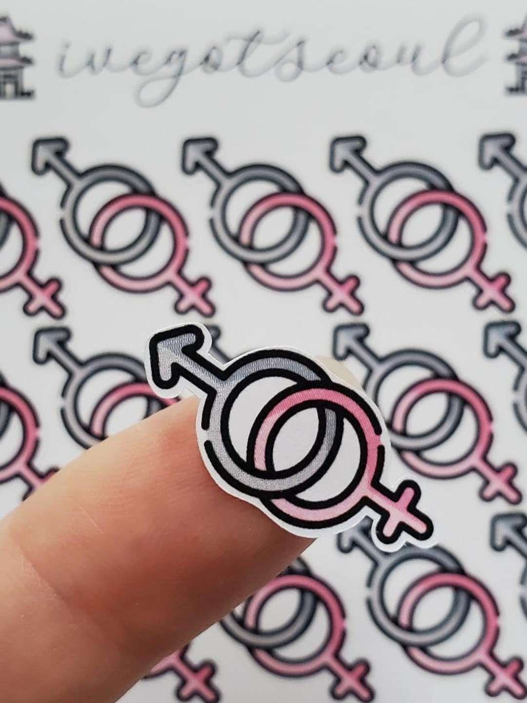 Planner Sticker | Gender Symbol, Sex Tracker - Etsy