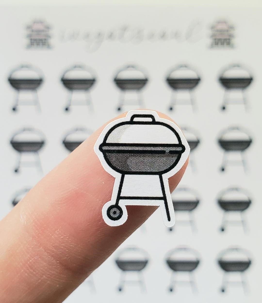 Planner Sticker | BBQ Grill - Etsy