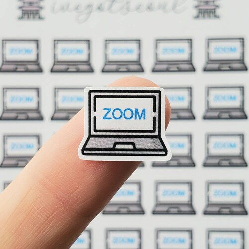 Planner Sticker Online Meeting - Etsy