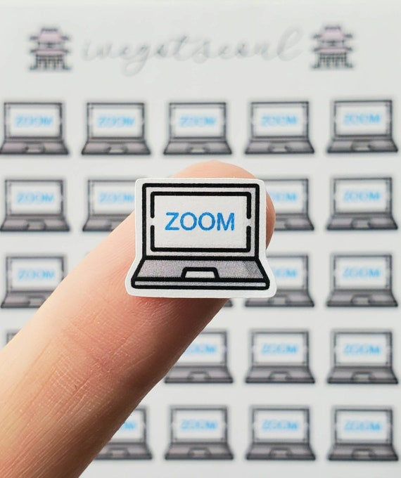 Planner Sticker Online Meeting - Etsy