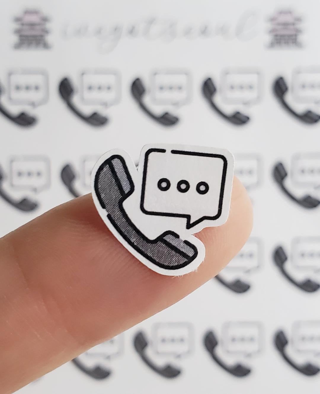 Planner Sticker | Phone Call - Etsy
