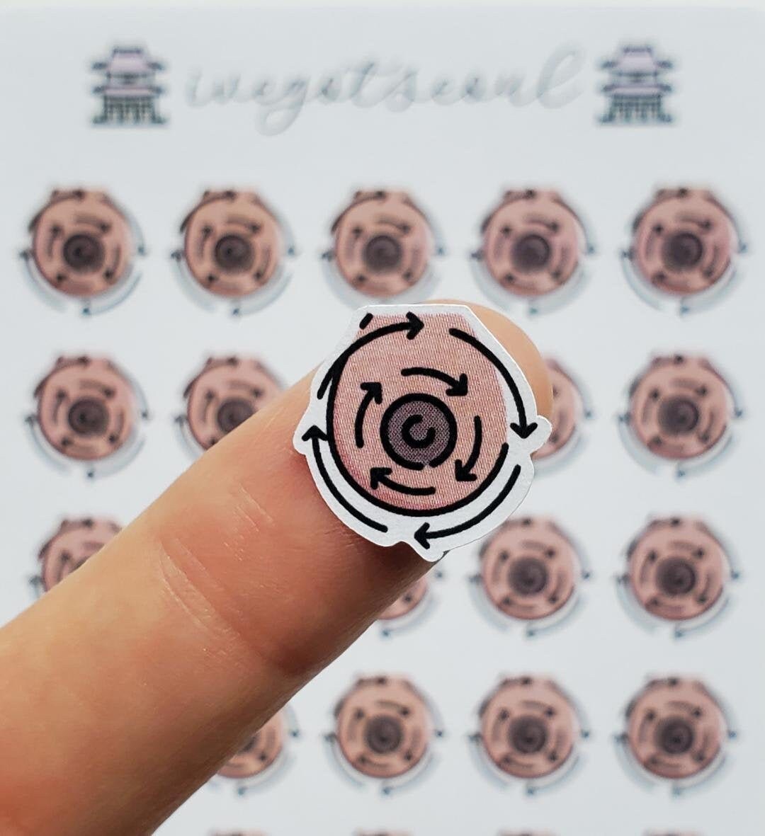 Planner Sticker | Monthly Breast Exam Dark Tone - Etsy