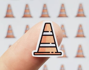 Traffic Cone Sticker - Etsy