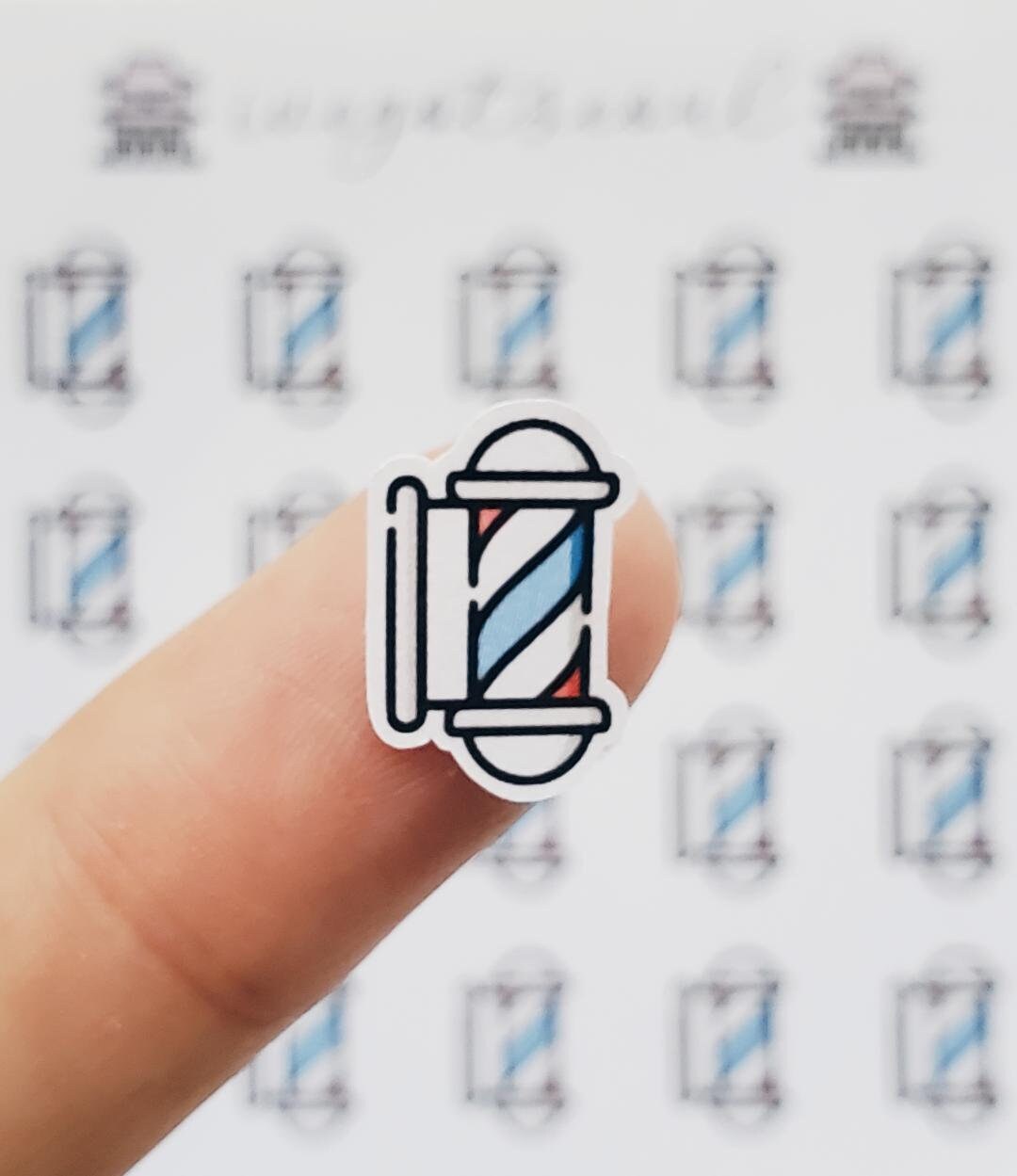 Planner Sticker | Barber - Etsy