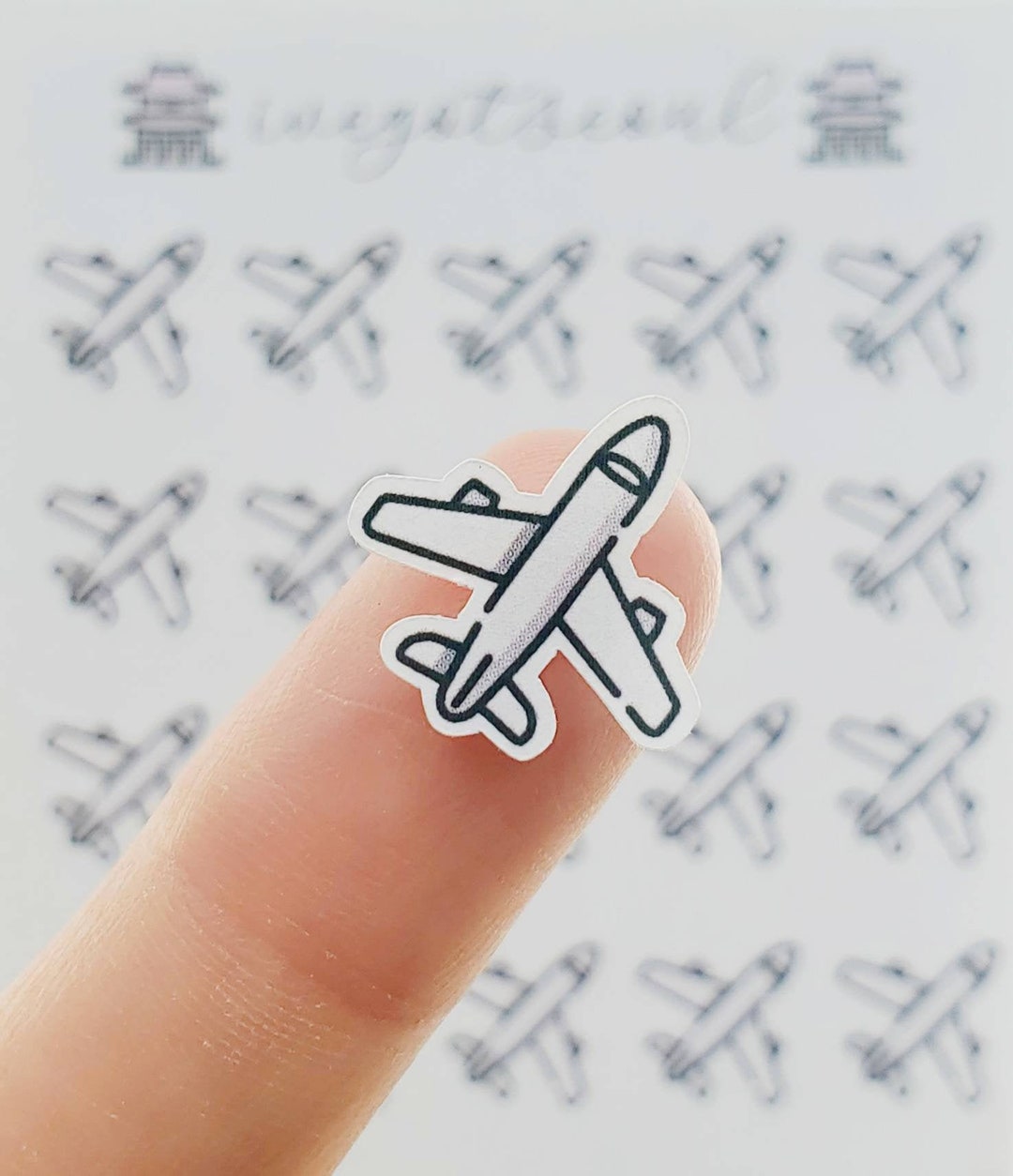 Planner Sticker | Airplane, Travel Stickers, Vacation Planning, Travel ...