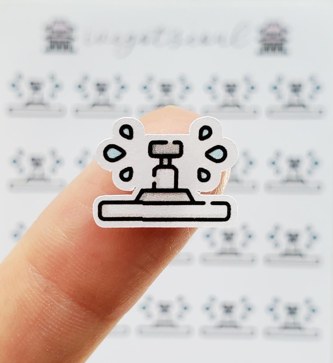 Planner Sticker | Lawn Sprinkler - Watering Stickers, Functional ...