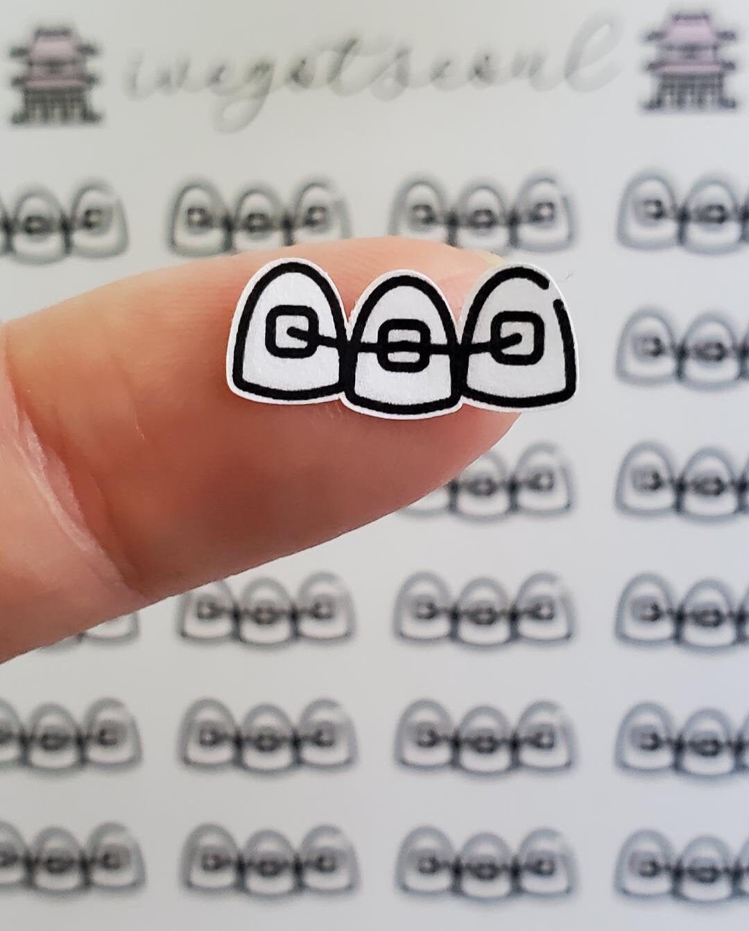 Planner Sticker Braces | Etsy