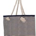 Knotted Rope Tote Navy Stripe Tote Beach Tote Bag Pool - Etsy
