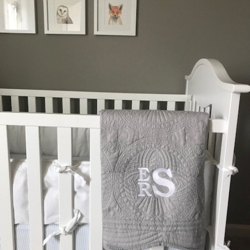 Gray Baby Blanket - Etsy