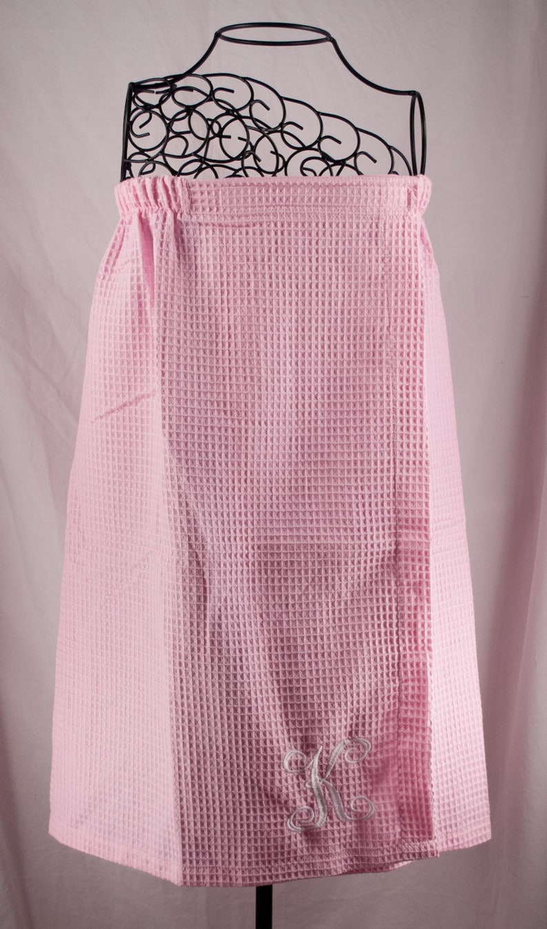 Monogrammed Spa Wrap Pink Towel Wrap Personalized - Etsy
