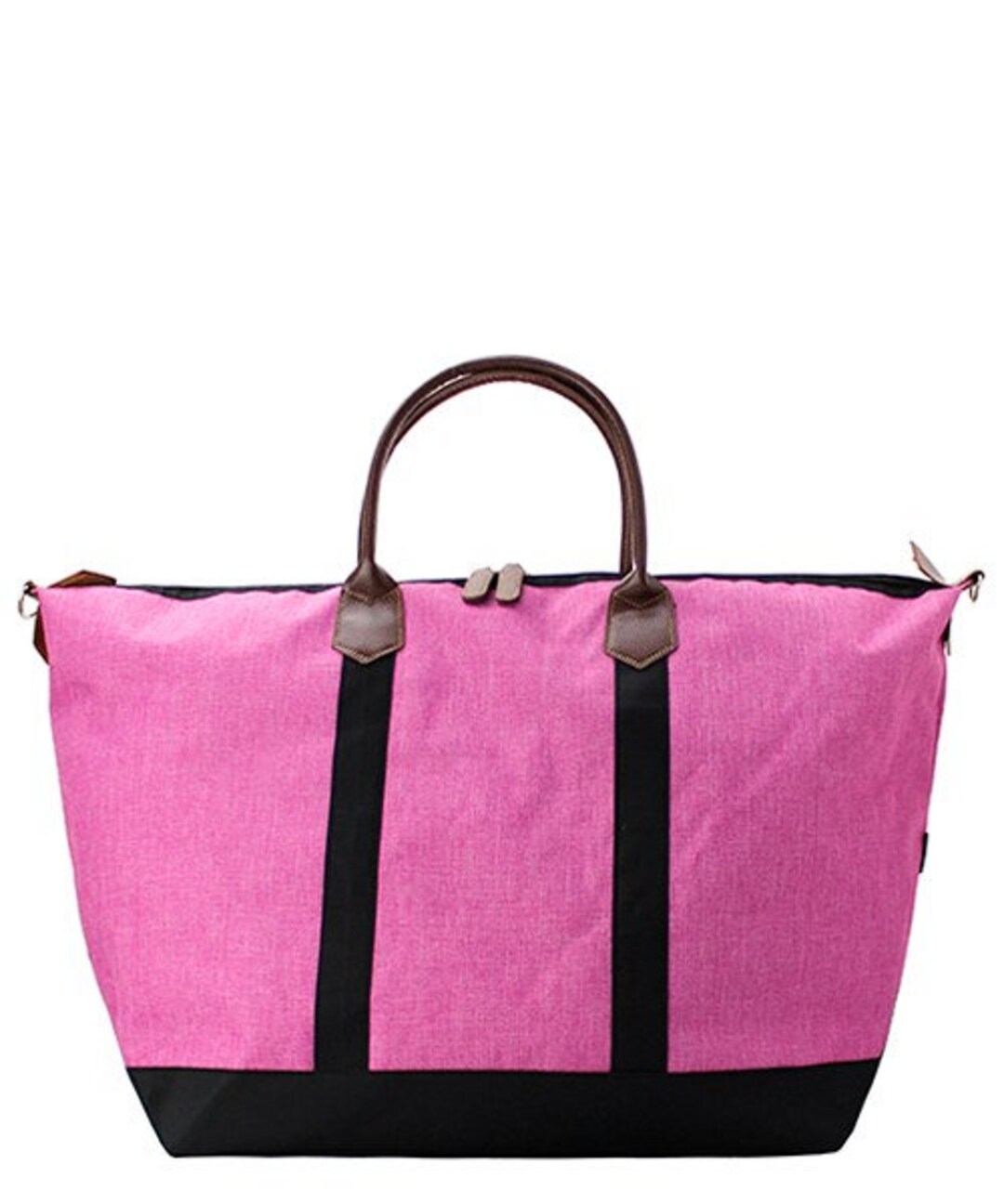 Personalized Weekender Bag - Fuschia Stone Washed Weekender - Carry on ...