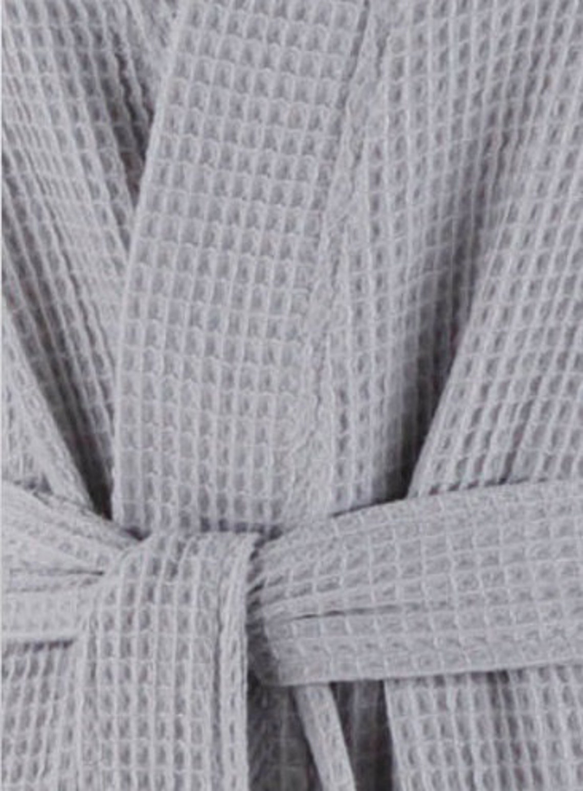 Personalized Waffle Weave Kimono Robe Thigh Length Spa Robe - Etsy