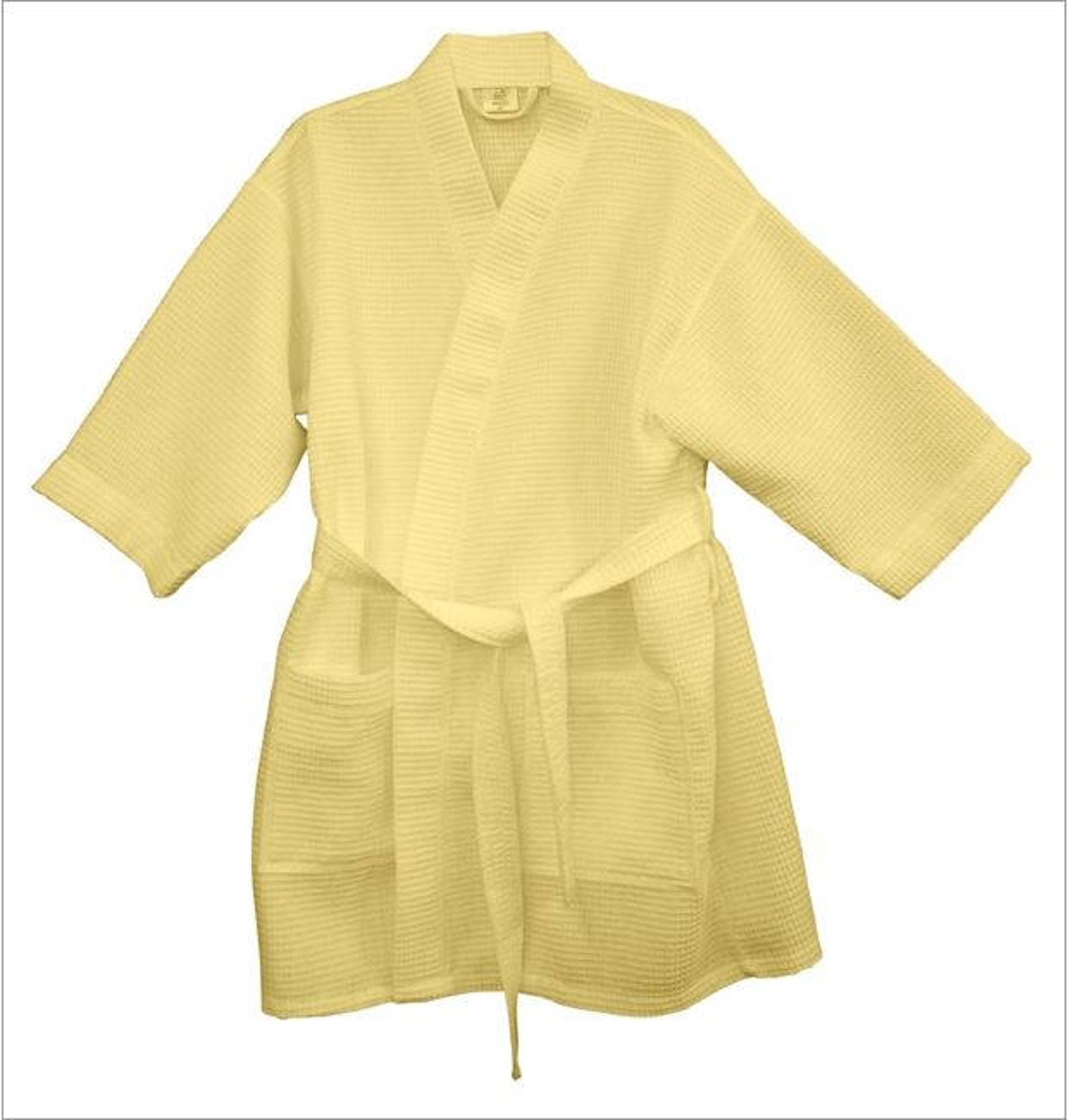 Personalized Robe Spa Waffle Weave Robe Monogrammed Robe | Etsy