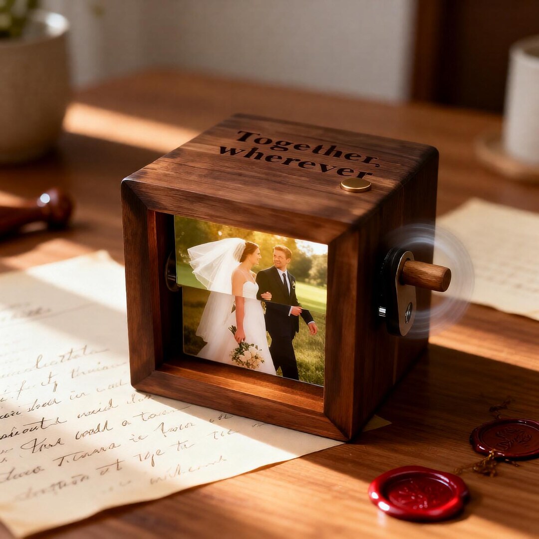Personalized Flipbook Photo Frame: Animated Picture Box, Valentine's ...