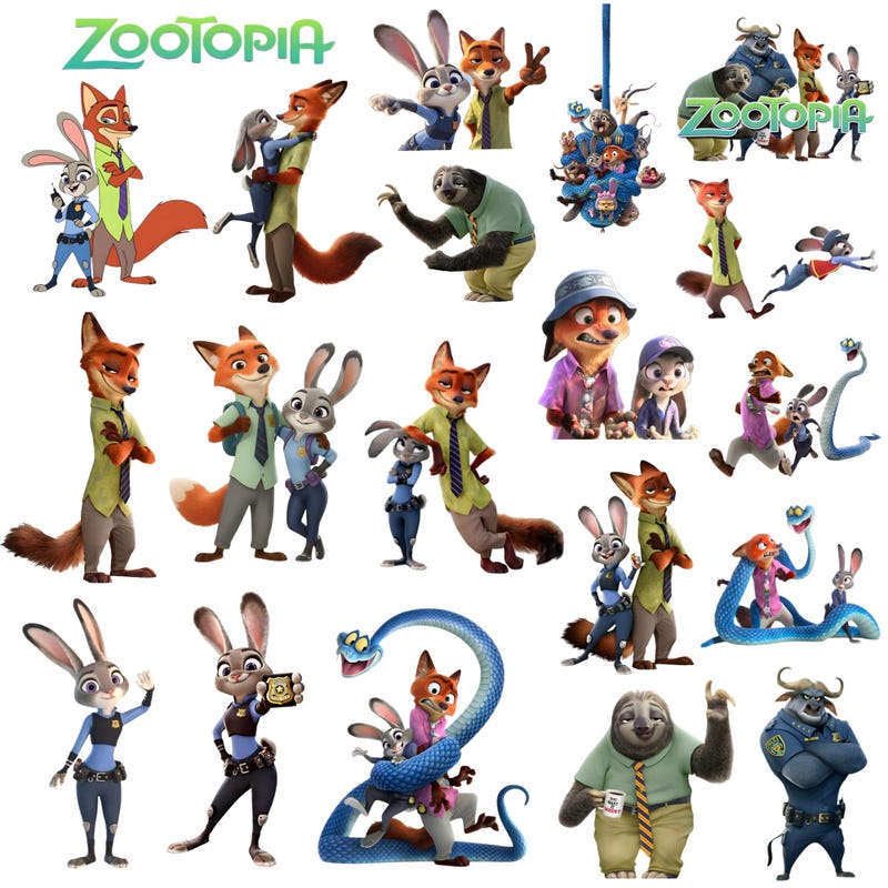 Png zootopia 2 - Etsy España