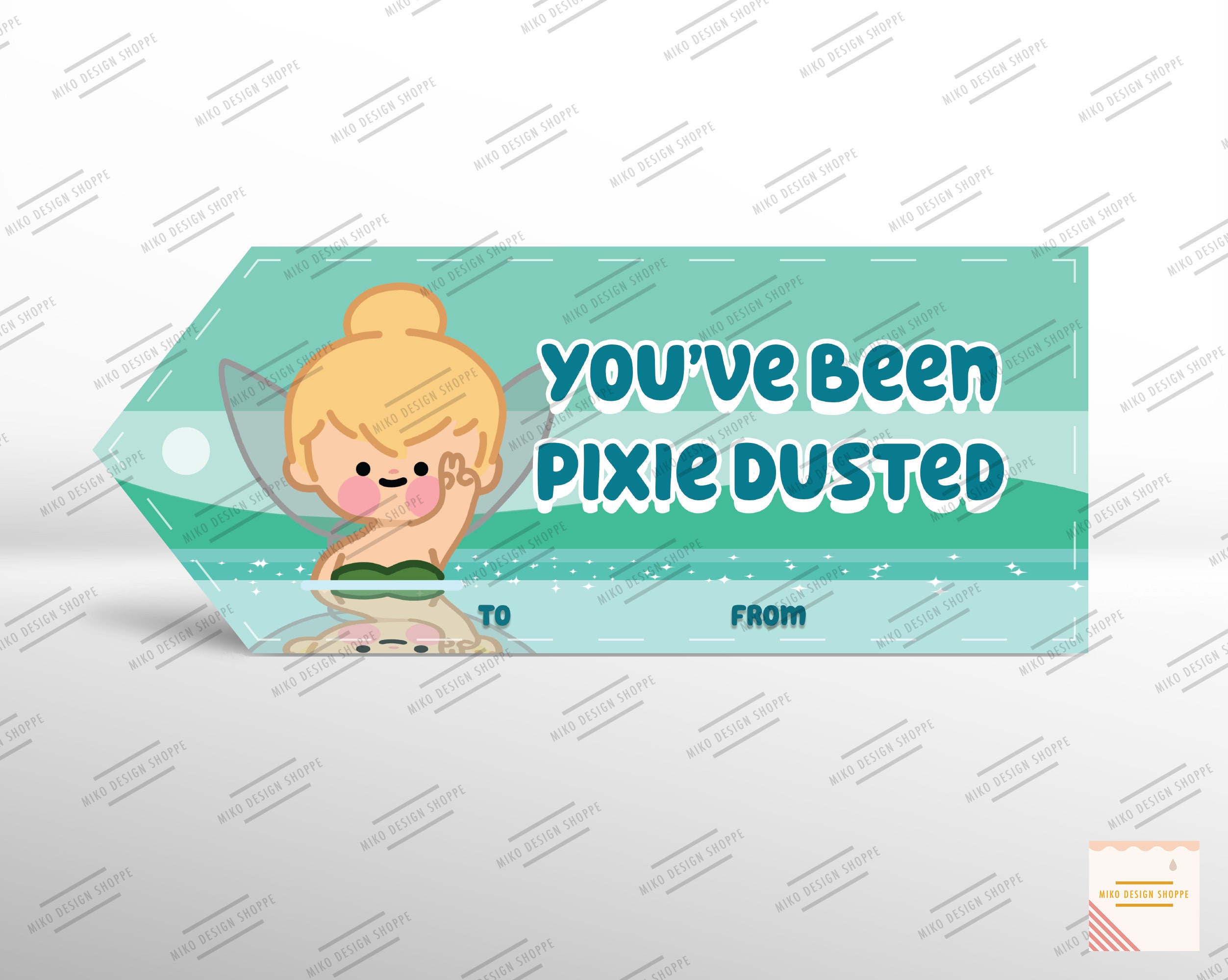 Pixie Dust Gift Tags You've Been Pixie Dusted DCL Fish - Etsy
