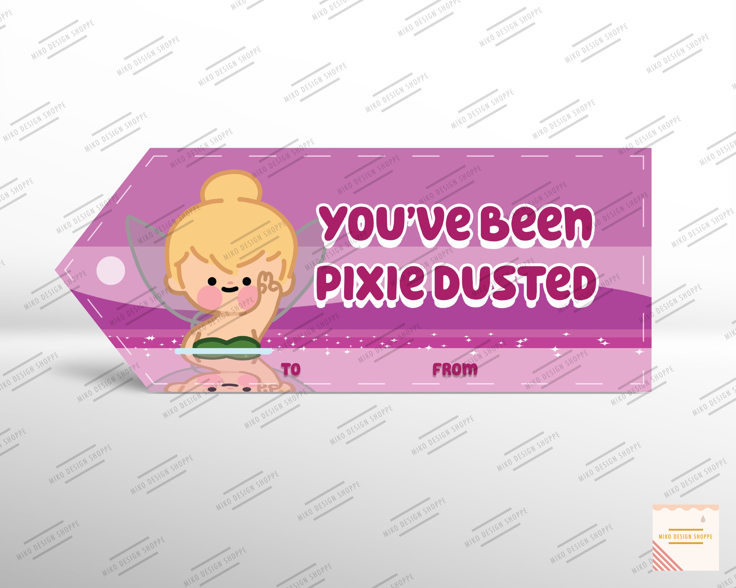 Pixie Dust Gift Tags You've Been Pixie Dusted DCL Fish - Etsy