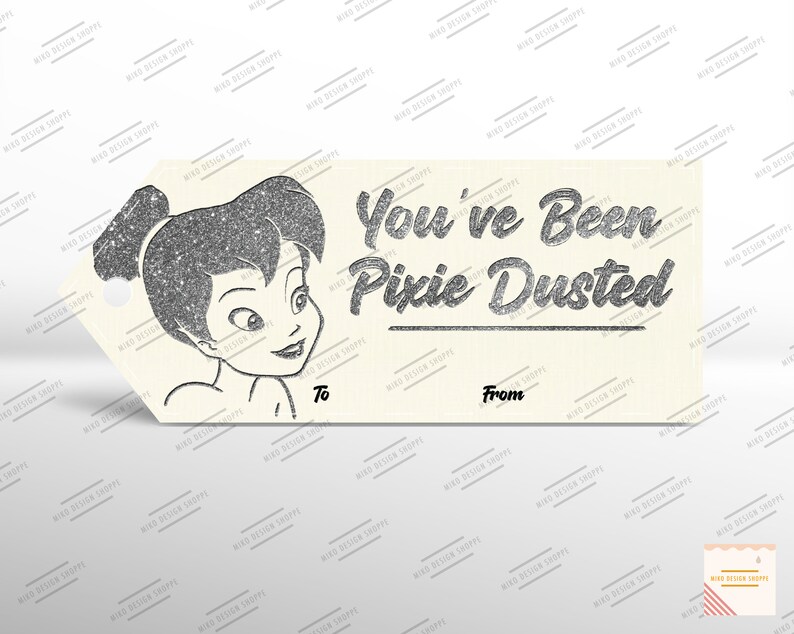Pixie Dust Gift Tags You've Been Pixie Dusted DCL Fish - Etsy
