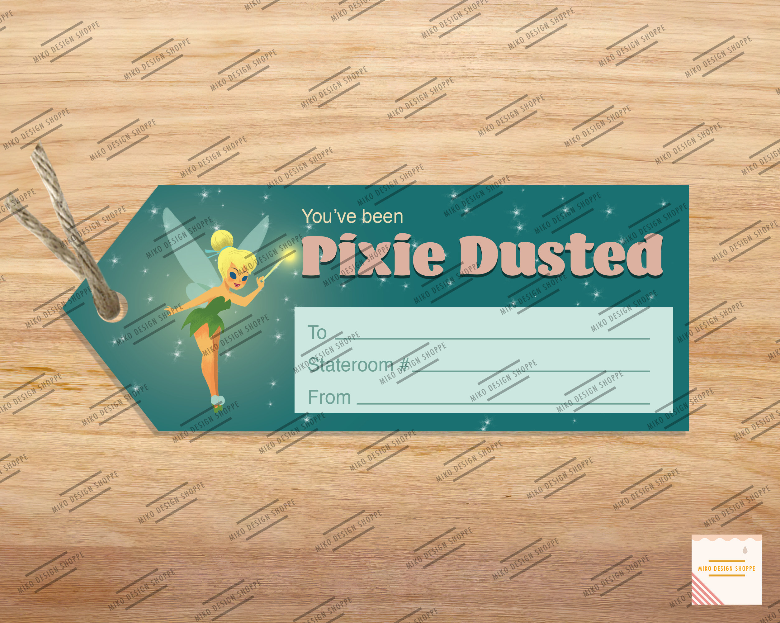 Pixie Dust Gift Tags, You've Been Pixie Dusted, DCL, Fish Extender Tags ...