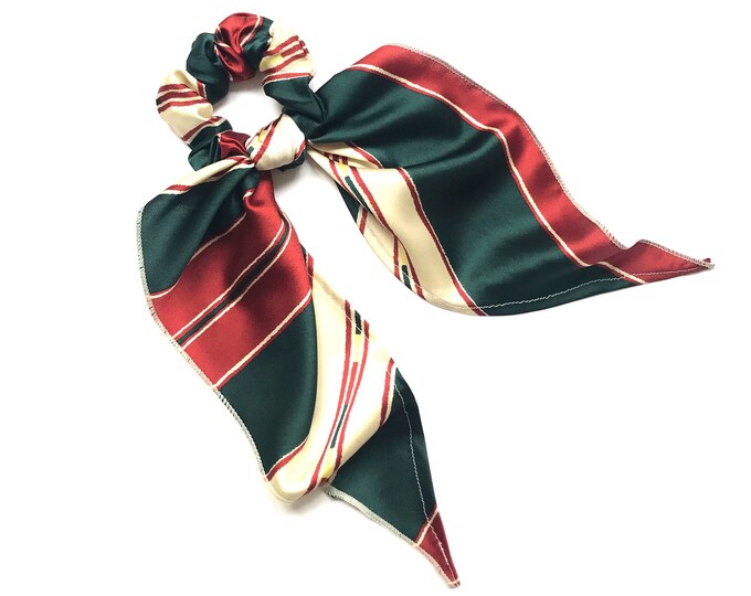 Silk Hair Scarf Scrunchie for Ladies. Modern Scrunchy With - Etsy