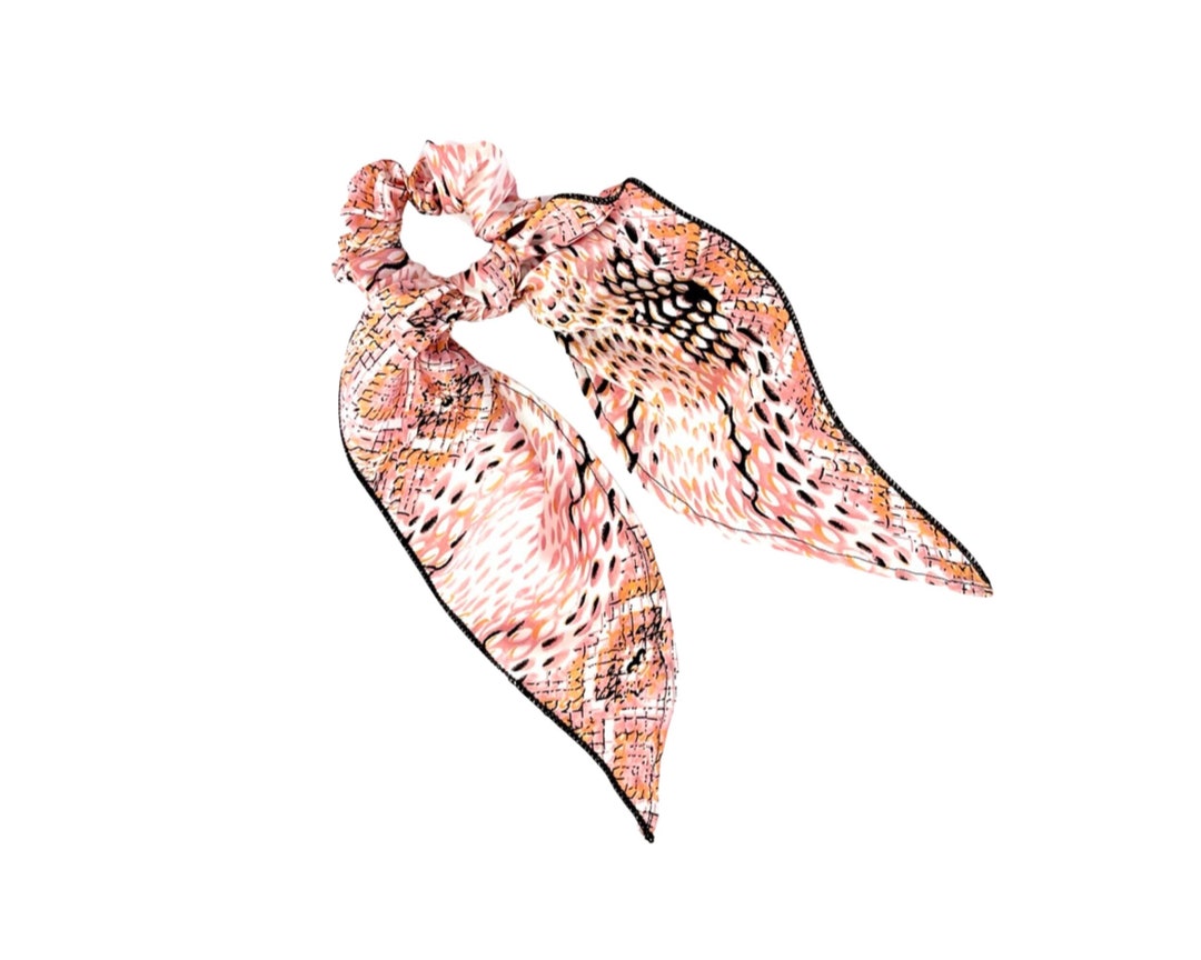 Long Tail Scarf Scrunchie for Ladies.modern Convertible Scrunchy With ...