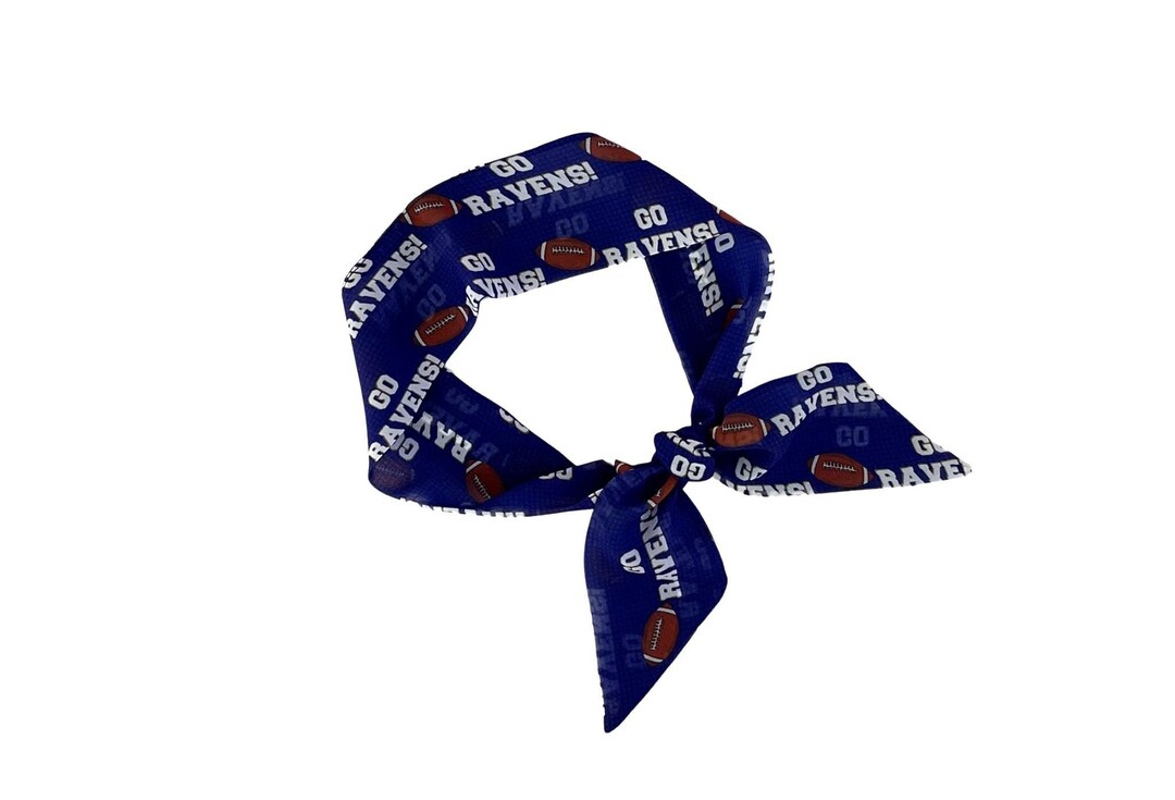 Baltimore Ravens Women's Skinny Scarf for Ponytail, Bun or Handbag ...