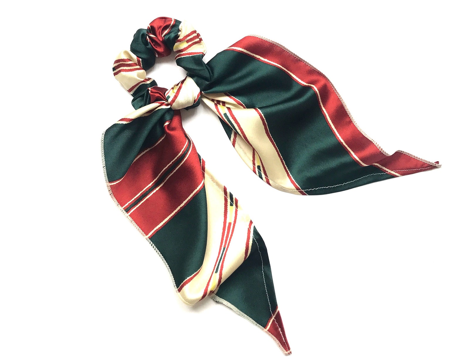 Silk Hair Scarf Scrunchie for Ladies. Modern Scrunchy With - Etsy