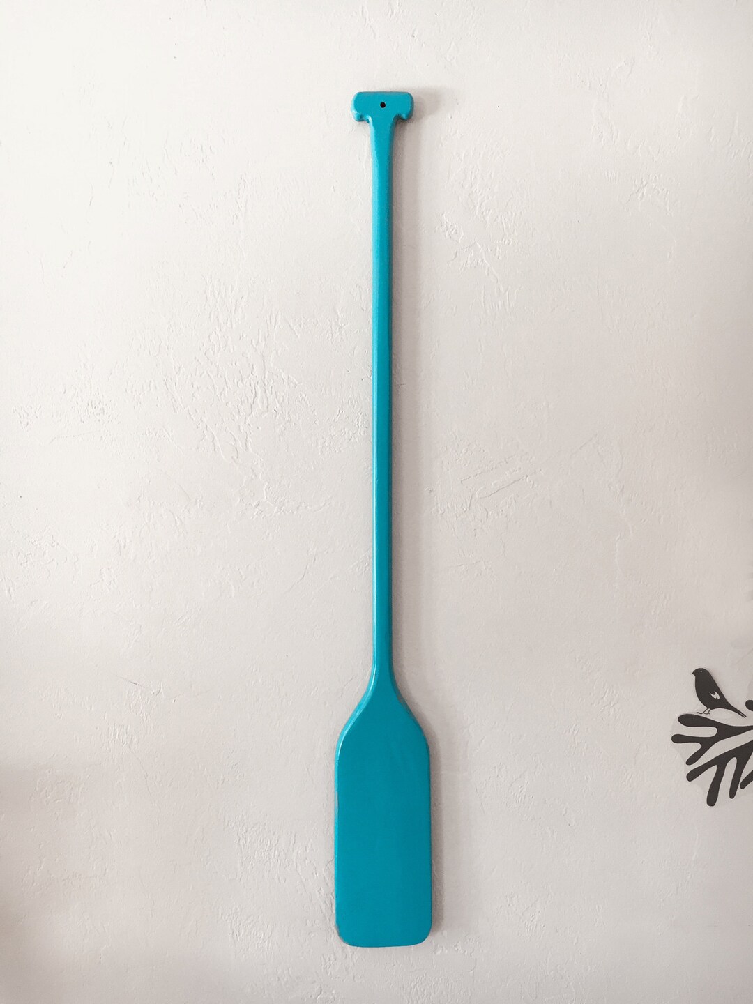 Beach Decor Aqua Blue Paddle Wood Nautical by SEASTYLE - Etsy